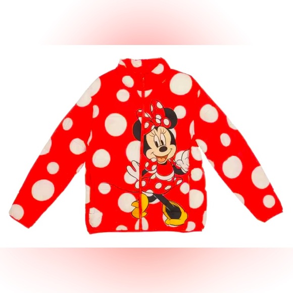 Disney | Jackets & Coats | Disney Parks Minnie Mouse Red Polka Dot ...